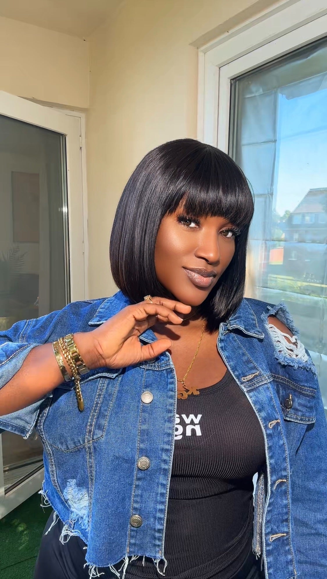 Silky bob and Fringe bob – Geena's hair