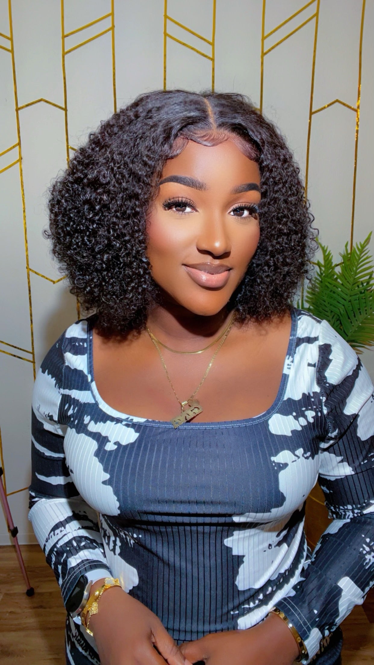 Pissy curl ( ready 2 wear ) – Geena's hair